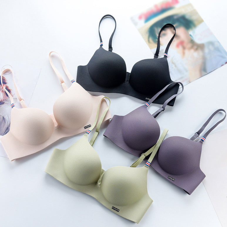 Push-Up Bra For Small Breasts Adjustable Seamless One-Piece Bra – DRESSVY