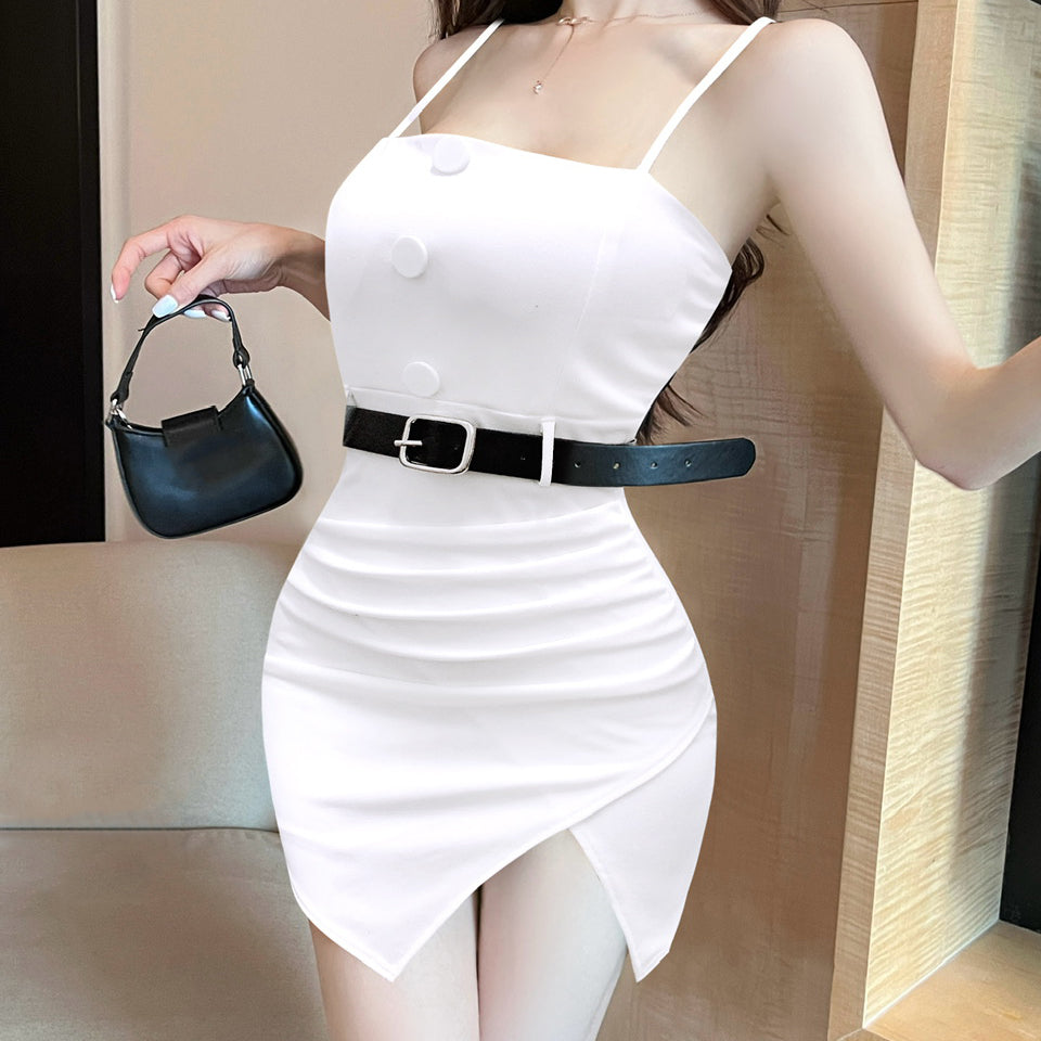 Bandeau Top Irregular Hip-Hugging Dress – DRESSVY