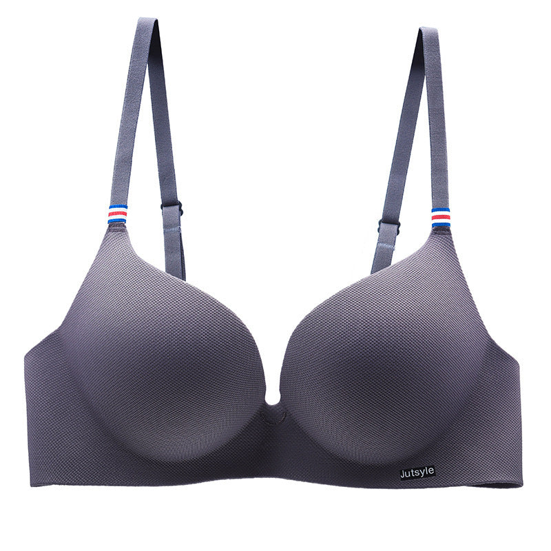 Push-Up Bra For Small Breasts Adjustable Seamless One-Piece Bra – DRESSVY